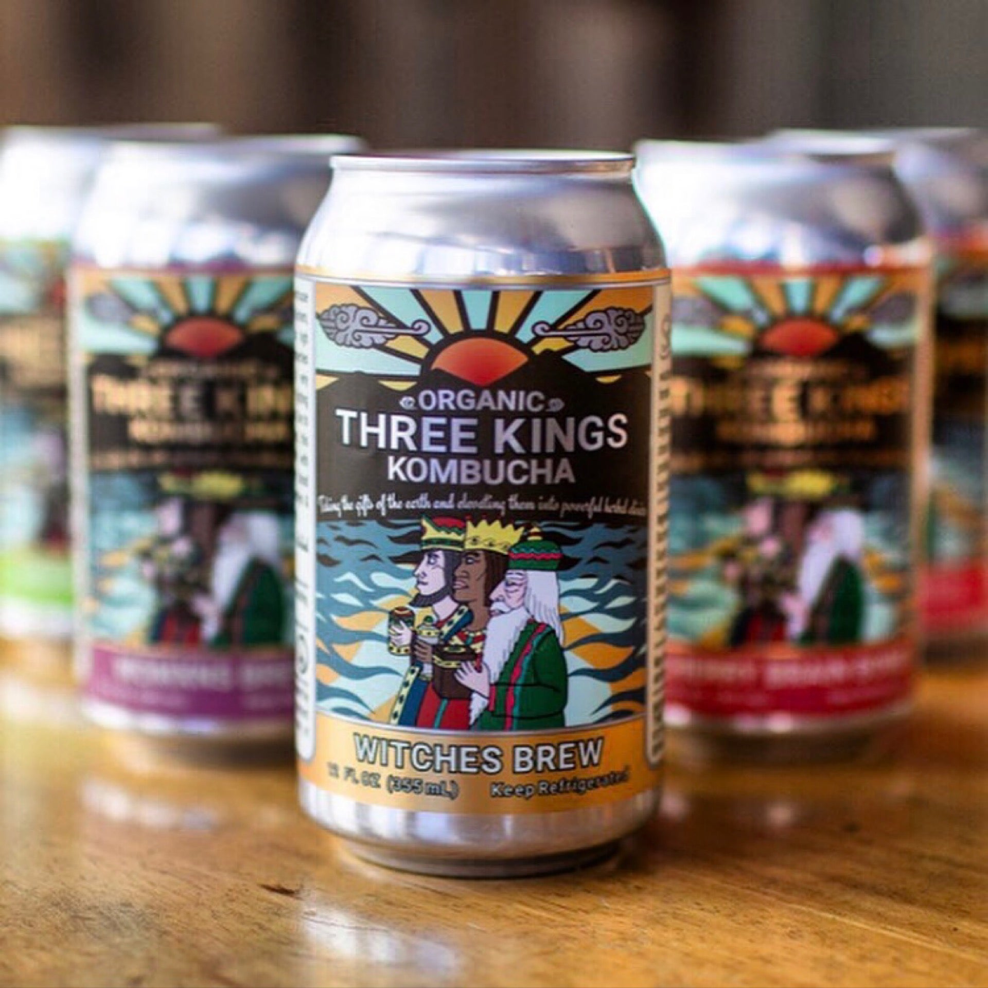 KOMBUCHA CANS | Three Kings Kombucha LLC